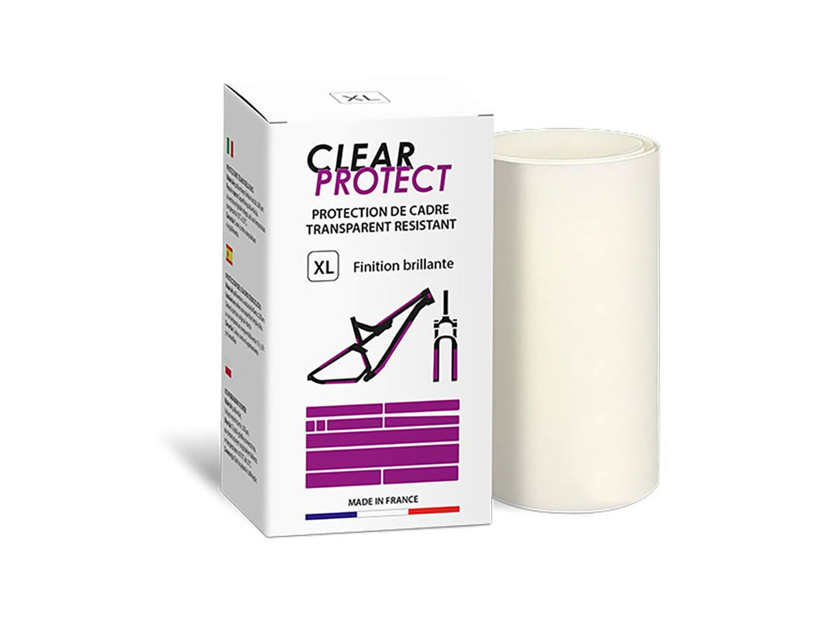 PACK XL, glanz transparent, Rahmenschutz-Folie Set mit 13 Kleber