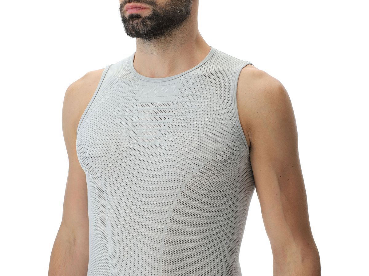 CYCLIST Herren-Singlet / nautical grey / white / S/M