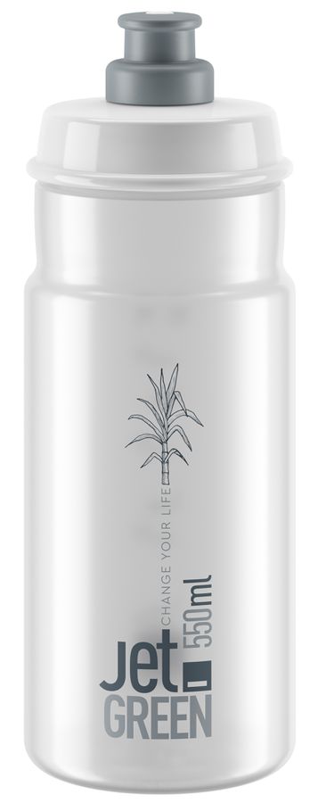 Bidon Jet Green transparent / transparent / 550 ml, 78 g