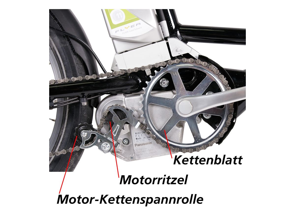 FLYER Motor-Kettenspannerrolle C-/T-S-/L-Serie