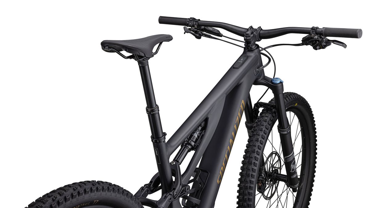 TURBO LEVO COMP ALLOY E-MTB Fully / satin midnight shadow harvest gold ...