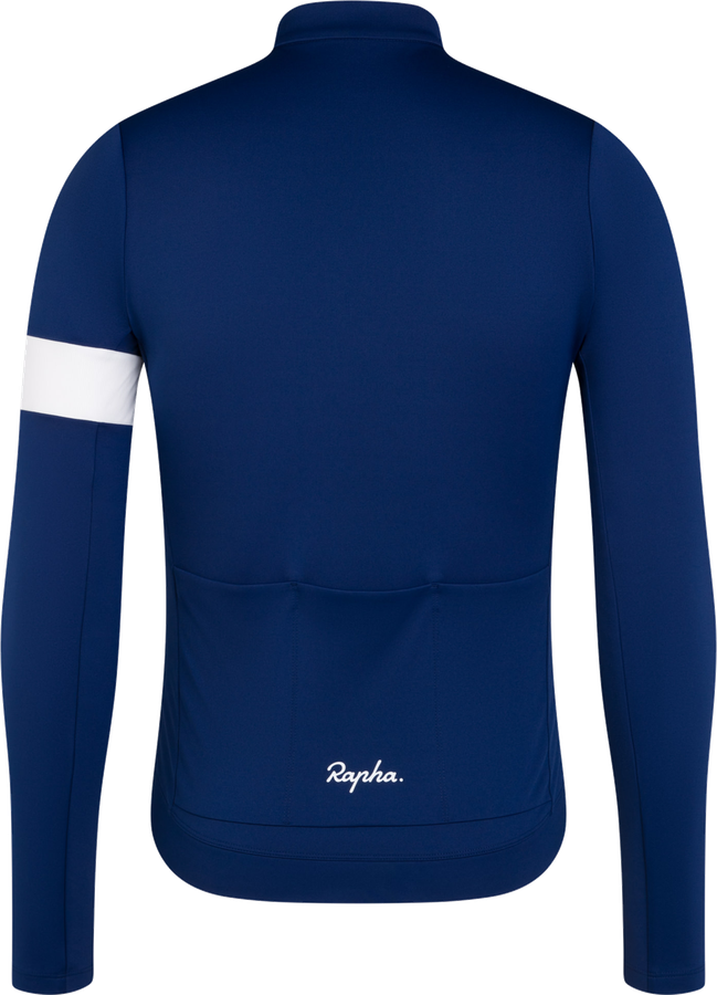 CORE Herren-Thermo-Langarmtrikot / navy/white / XL
