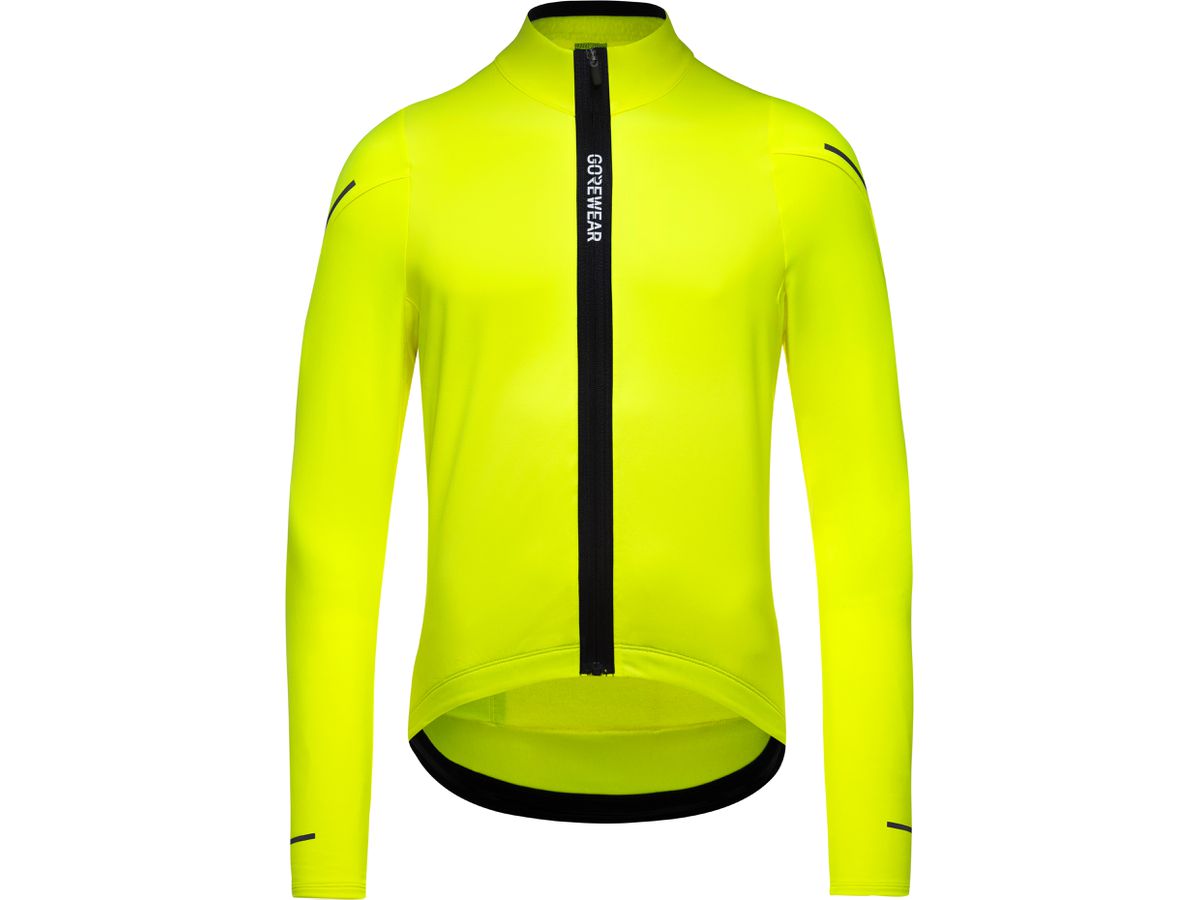 SPINSHIFT THERMO Herren-Thermo-Langarmtrikot / neon yellow / XL