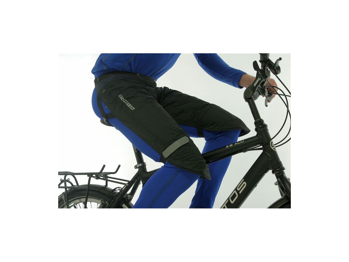 RAINLEGS Unisex-Bein-Regenschutz / schwarz / S